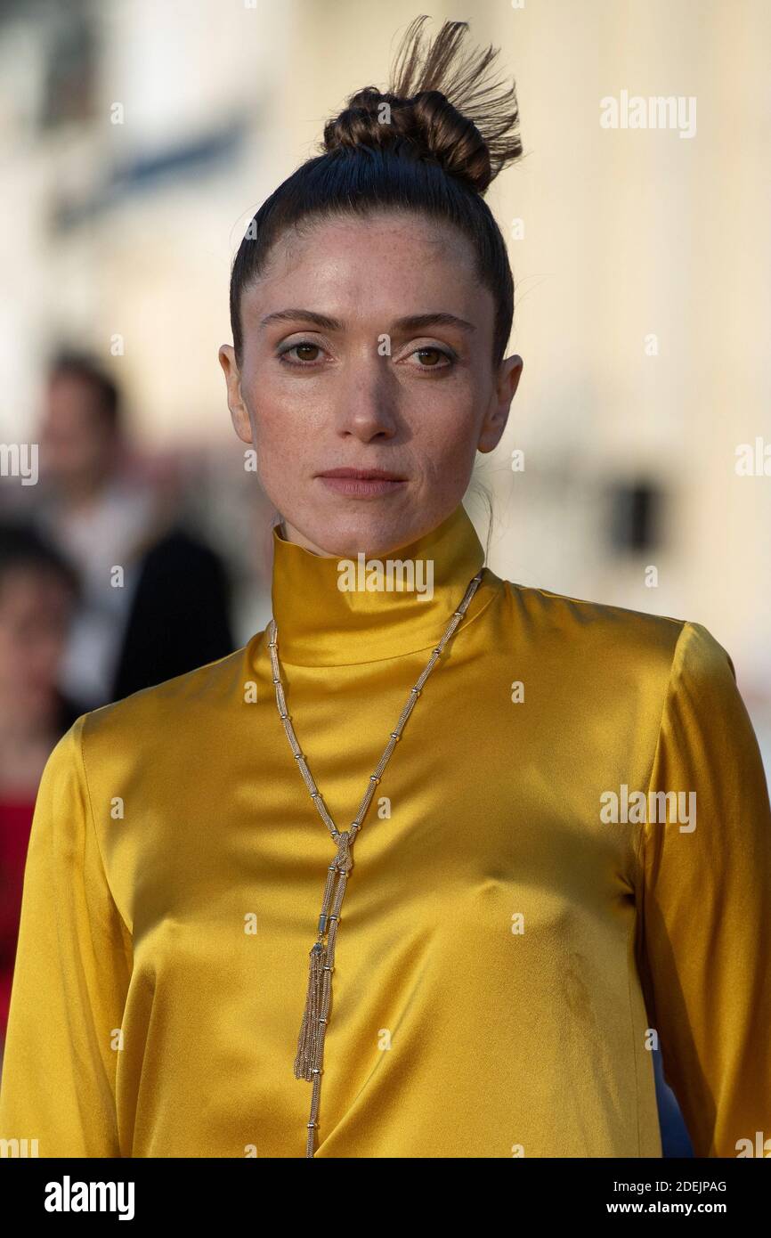 Maud Wyler attending the closing red carpet of the 33rd Cabourg Film ...