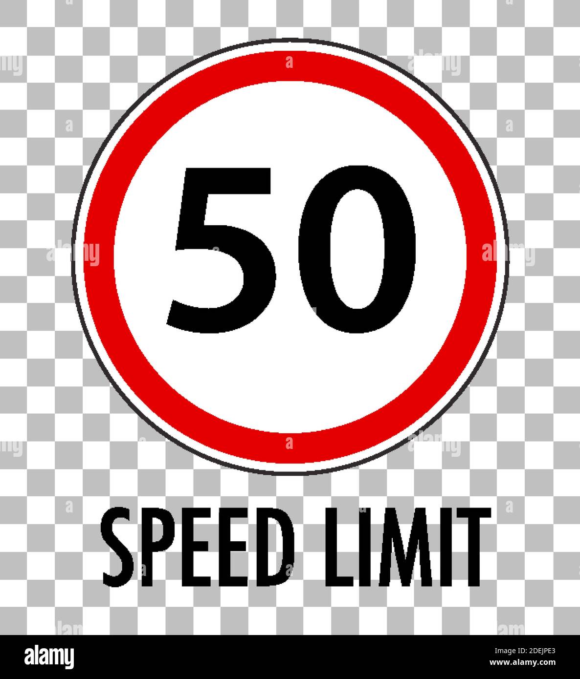 Red traffic sign on transparent background illustration Stock Vector ...