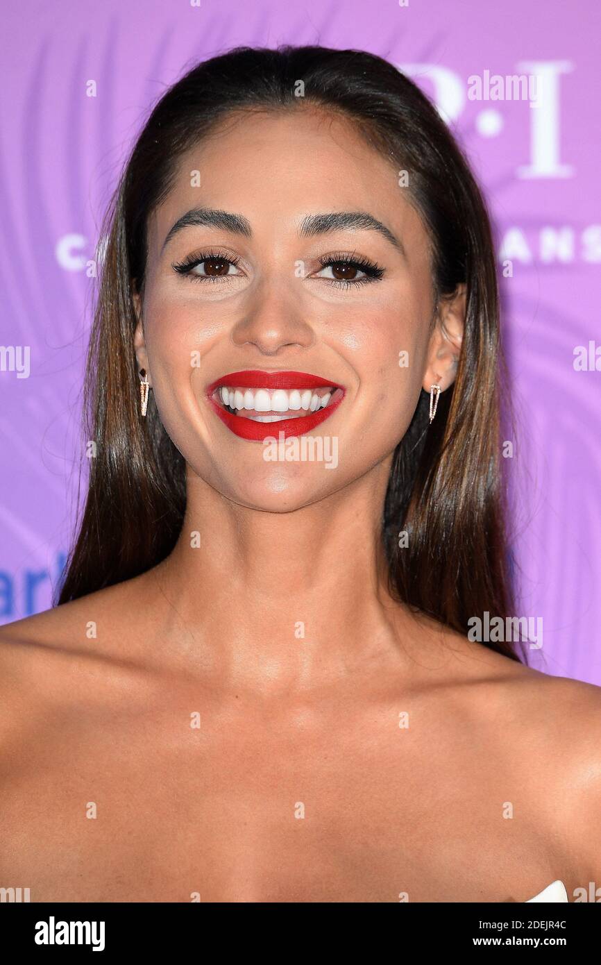 Lindsey Morgan arrives at the TV Series Party during the 59th Monte ...