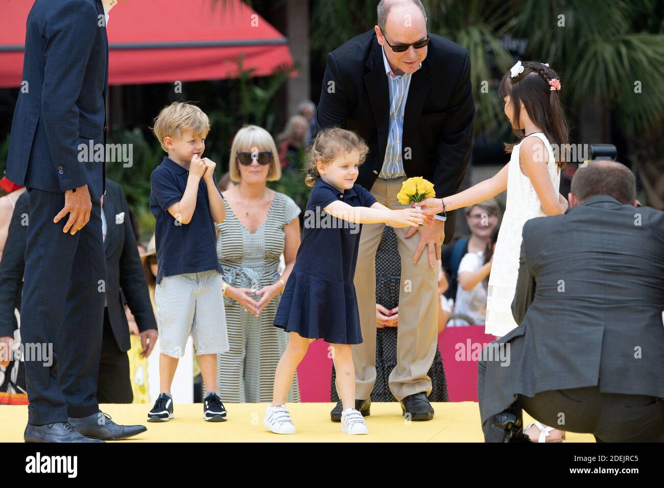 Prince Albert II of Monaco, Crown Prince Jacques of Monaco, Princess ...