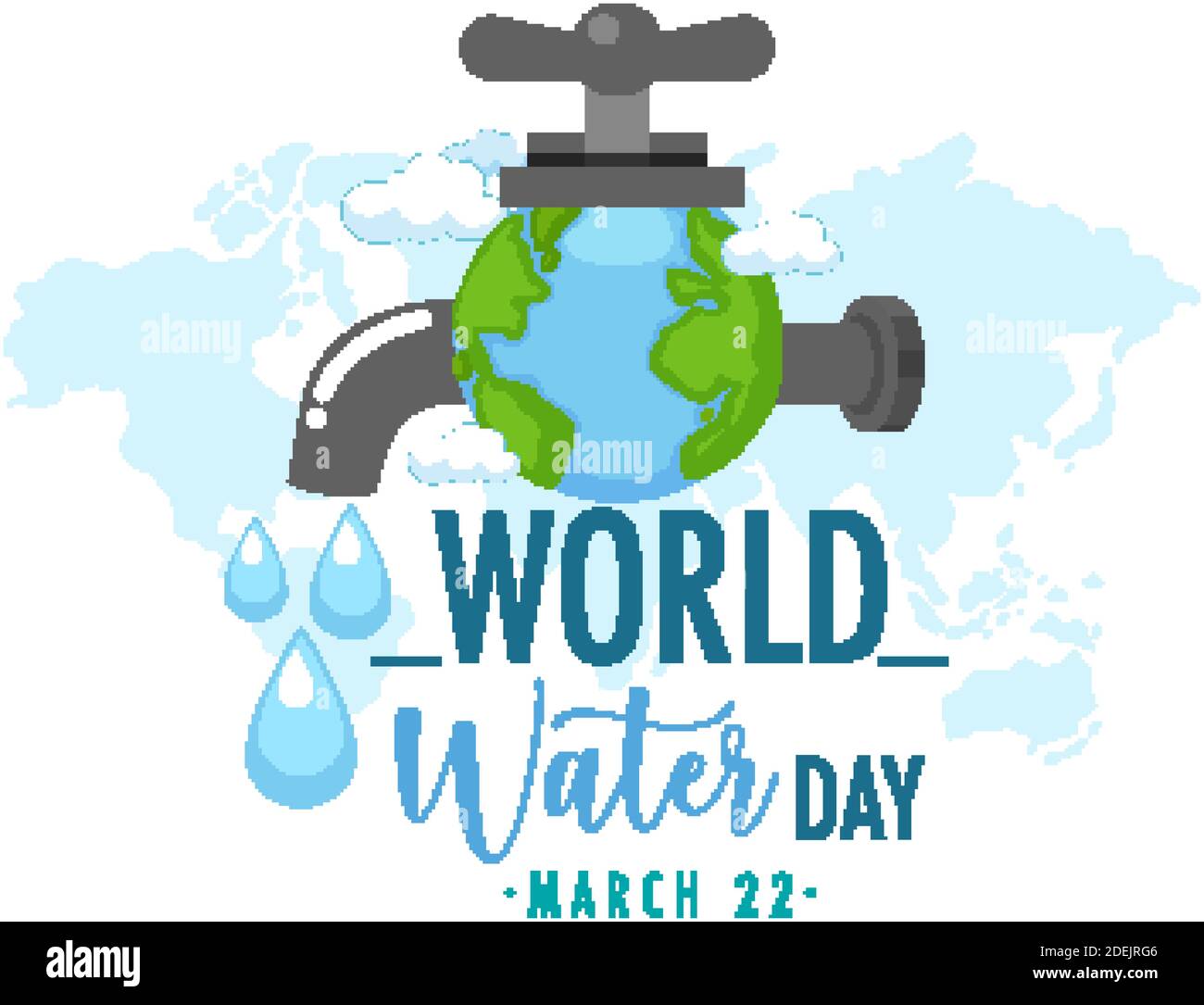 World Water Day Icon Illustration Stock Vector Image And Art Alamy