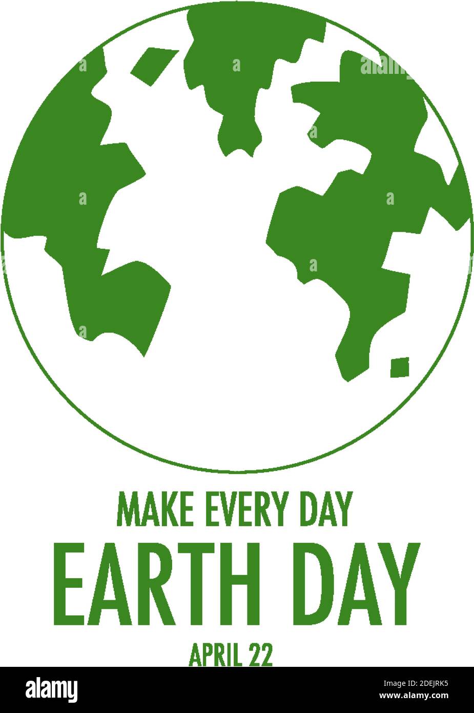 Make every day earth day illustration Stock Vector Image & Art - Alamy