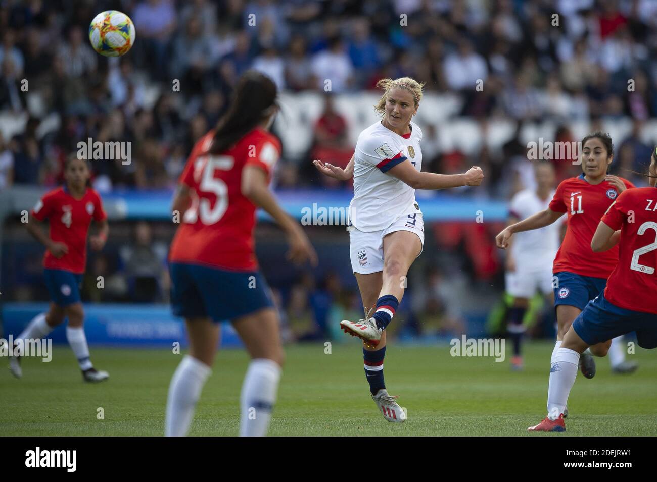 Lindsey Horan during the FIFA Women's World Cup France 2019, Group F ...
