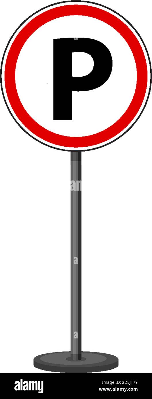 Pavement parking signs Stock Vector Images - Alamy
