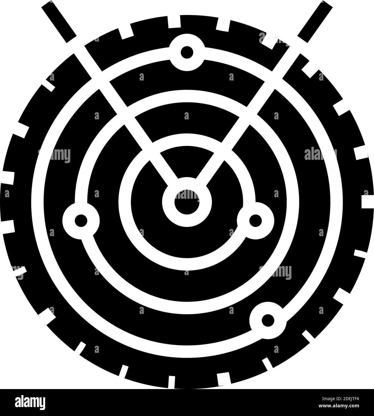 airport air traffic control system glyph icon vector illustration Stock Vector Image & Art - Alamy