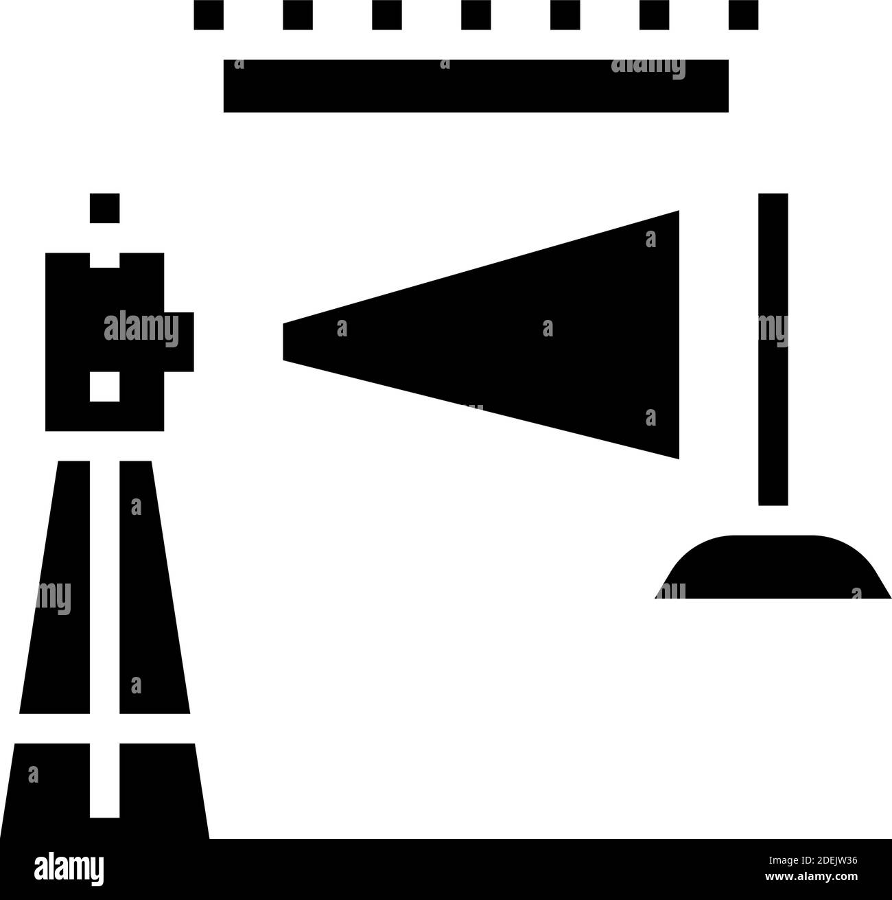 laset level glyph icon vector illustration Stock Vector Image & Art - Alamy