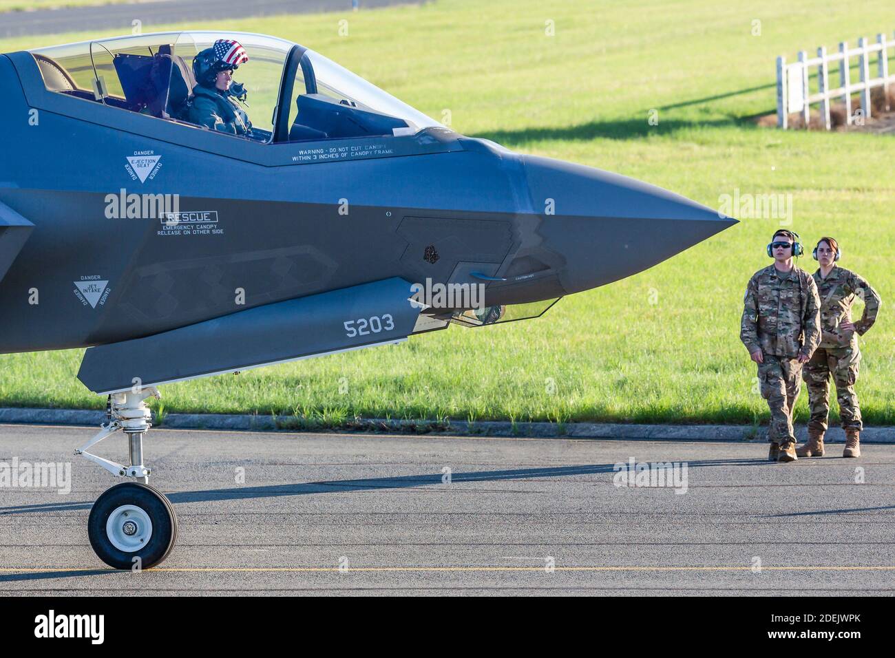 Lockheed Martin F-35 Lightning II during the Paris Air Show SIAE 2019 ...