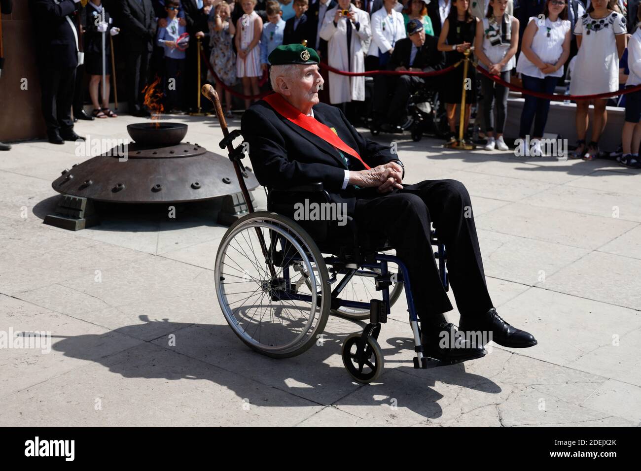 Hubert Germain, one of the last four veterans of the "Compagnons de la ...