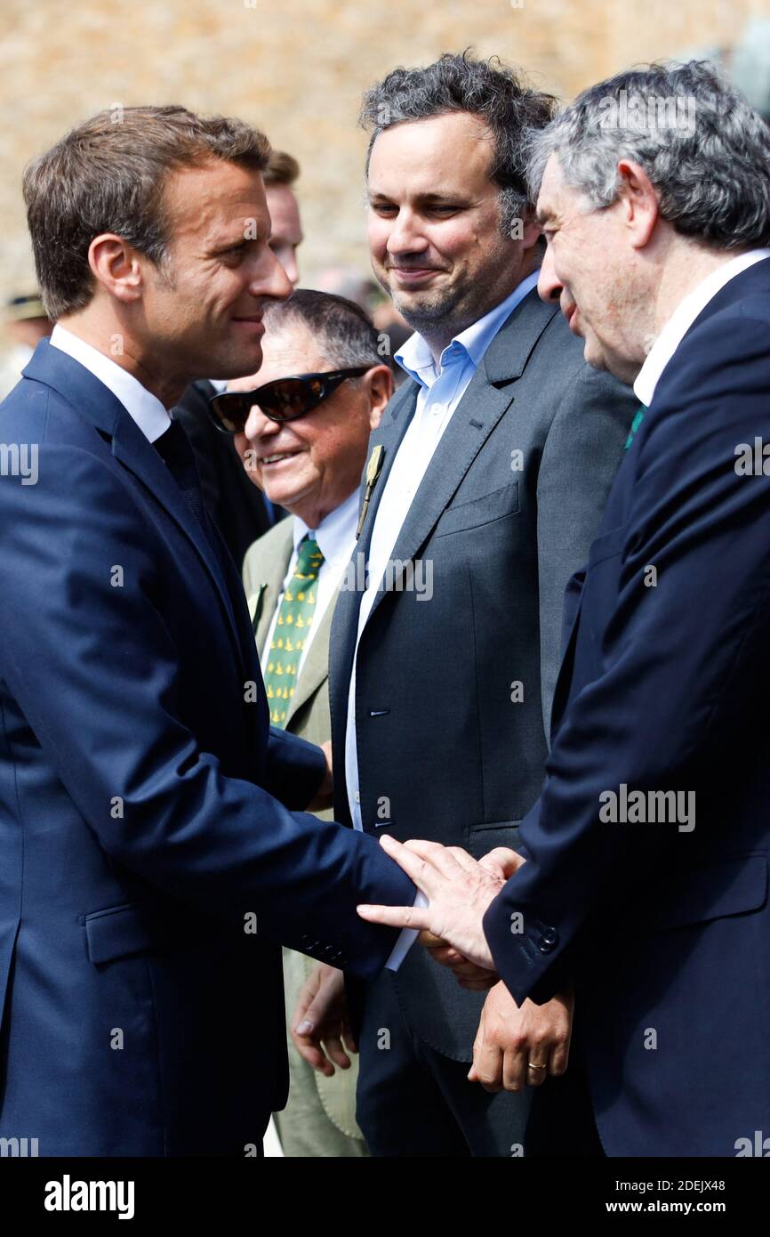 French President Emmanuel Macron attends a WWII ceremony to mark the ...