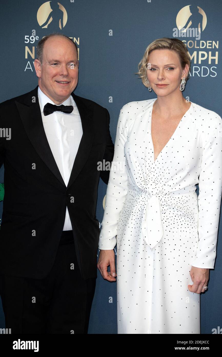 Prince Albert II of Monaco and Princess Charlene of Monaco attend the ...
