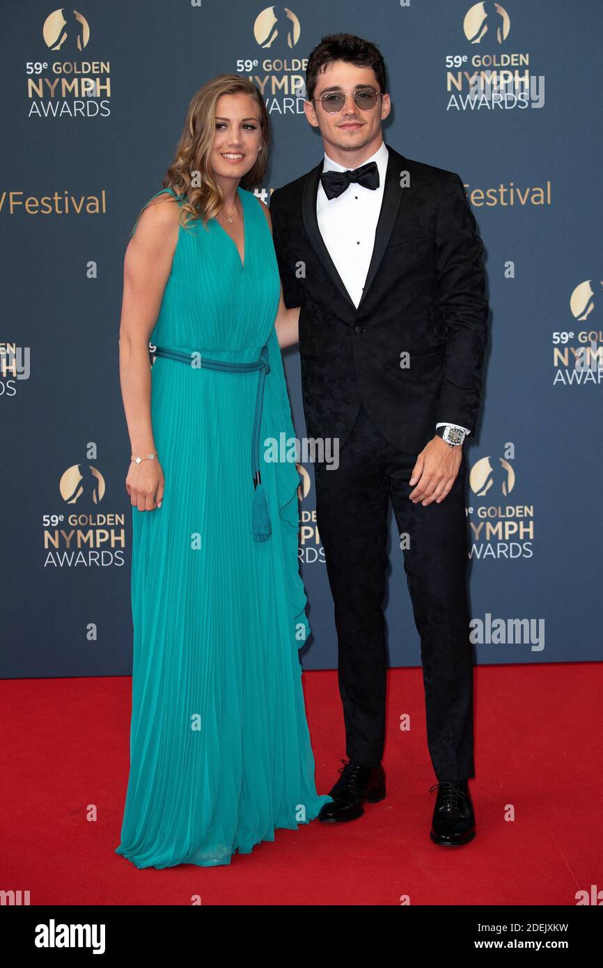 Charles Leclerc and Giada Gianni attend the closing ceremony of the ...
