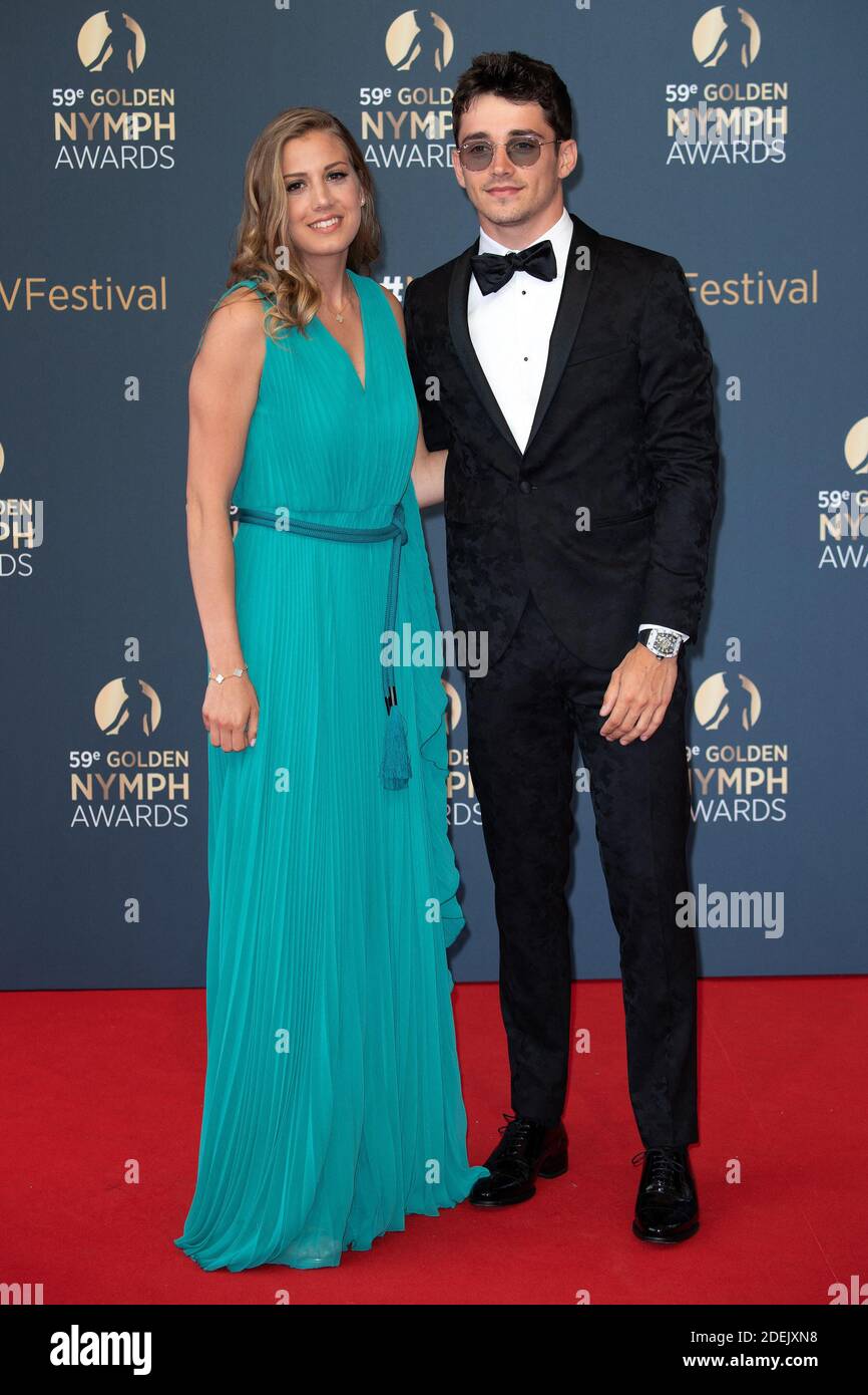 Charles Leclerc and Giada Gianni attend the closing ceremony of the ...