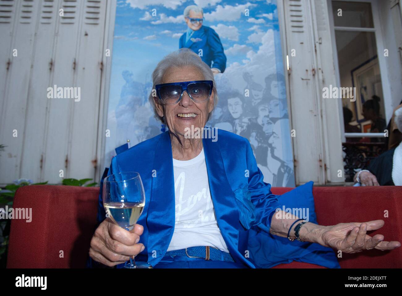 Michou attending Michou's 88th Birthday Party in Paris, France on June ...