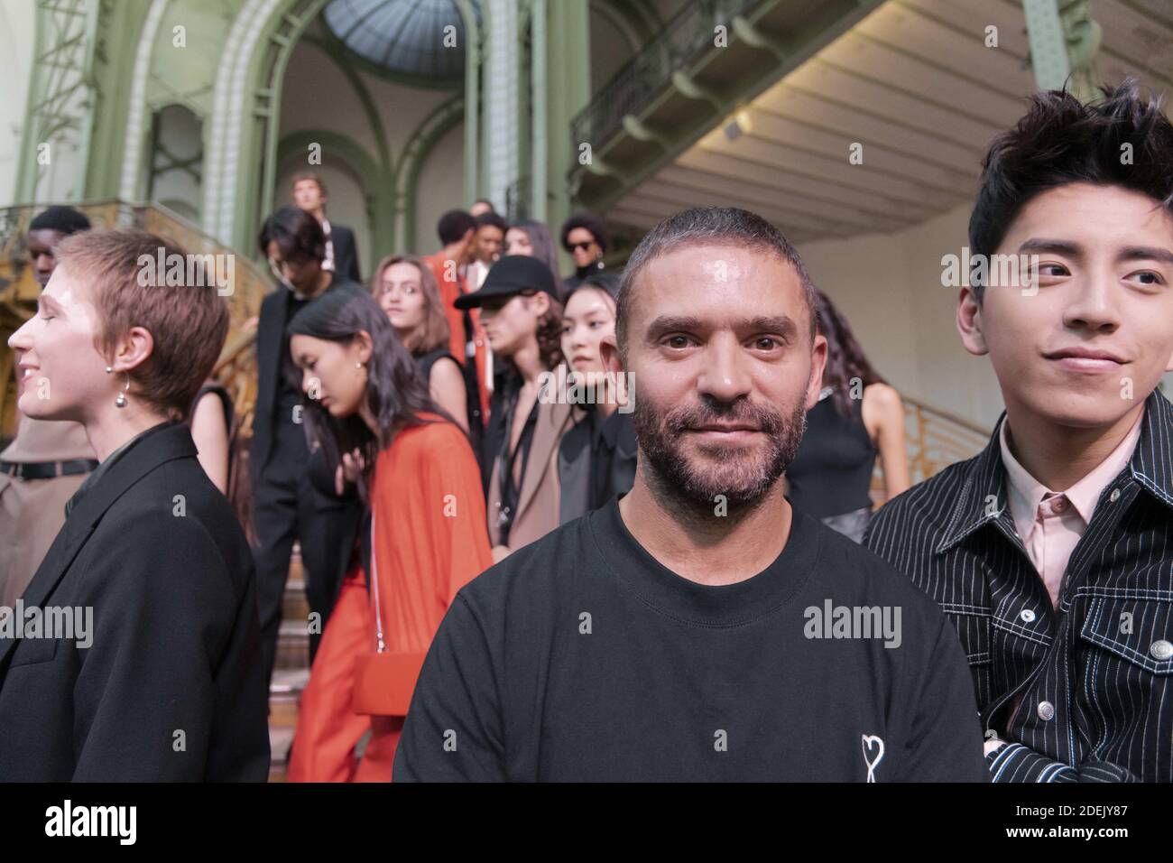 Designer Alexandre Mattiussi attending the Ami Alexandre Mattiussi ...