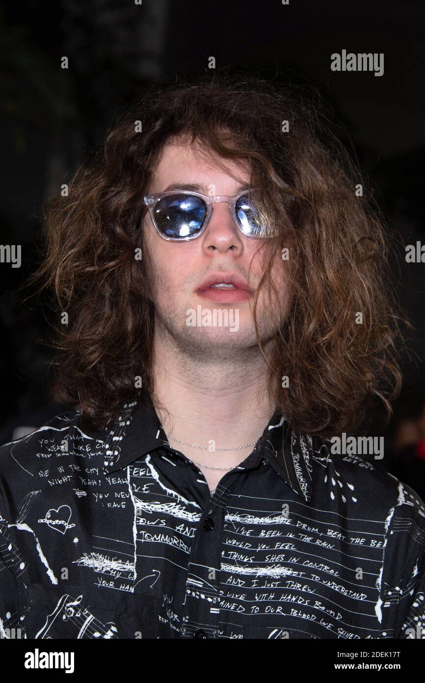 Lucas Jagger attending the Amiri Menswear Spring Summer 2020 show as ...