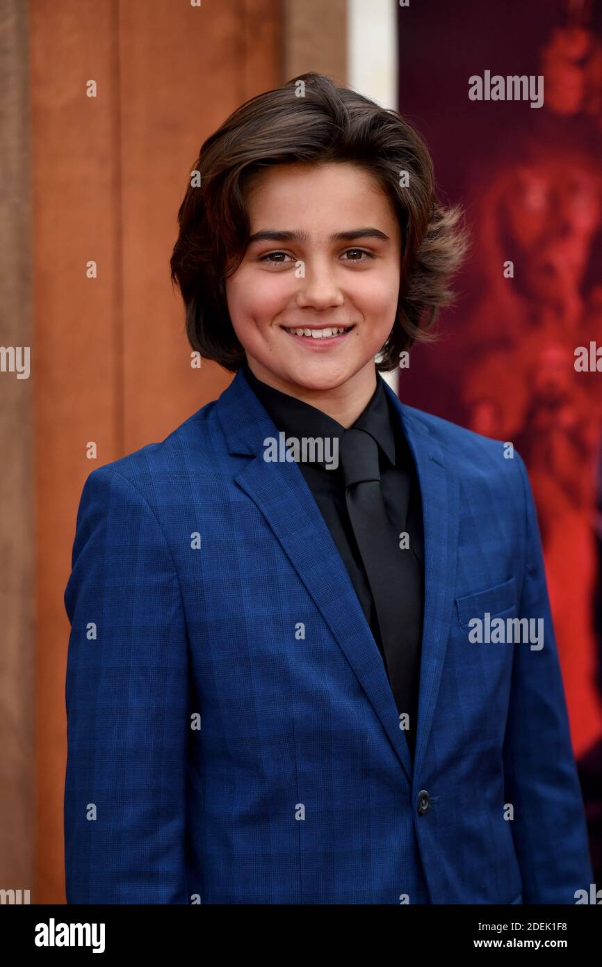 Luca Luhan attends the Annabelle Comes Home premiere on June 20, 2019 ...