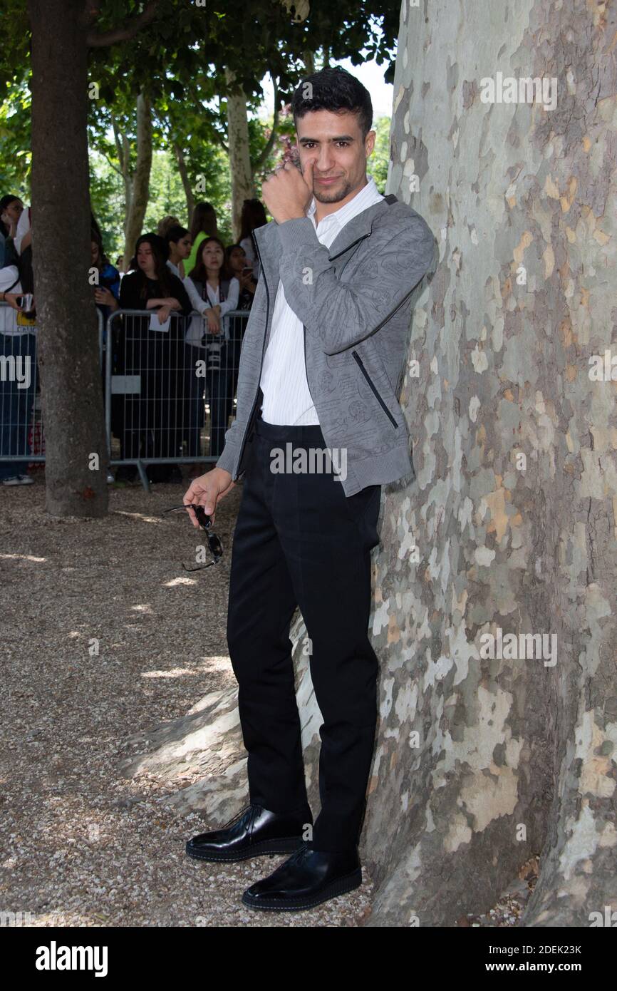 Shain Boumedine attending the Berluti Menswear Spring Summer 2020 show ...