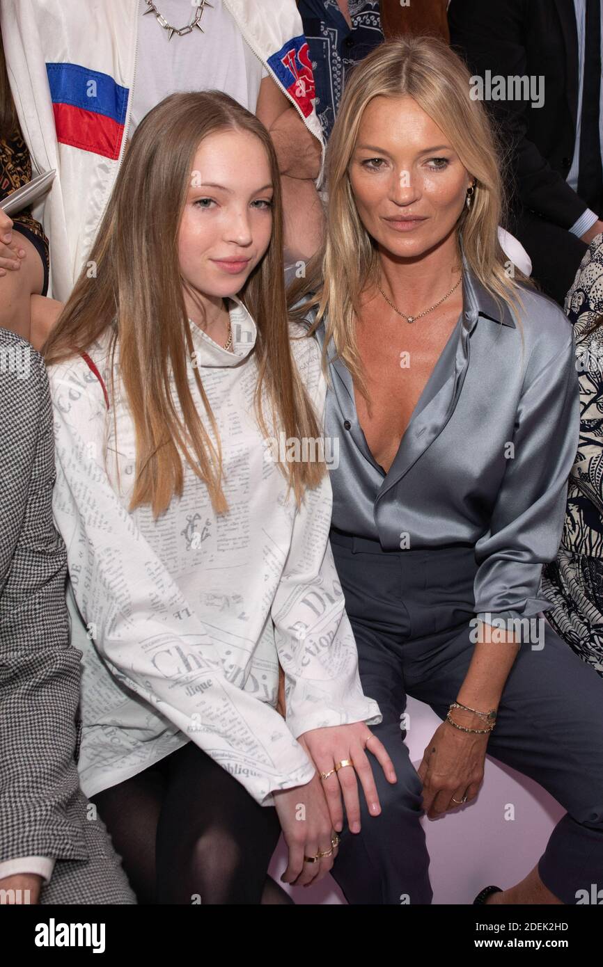 Lila Grace Moss Hack and Kate Moss attend the Christian Dior Menswear ...