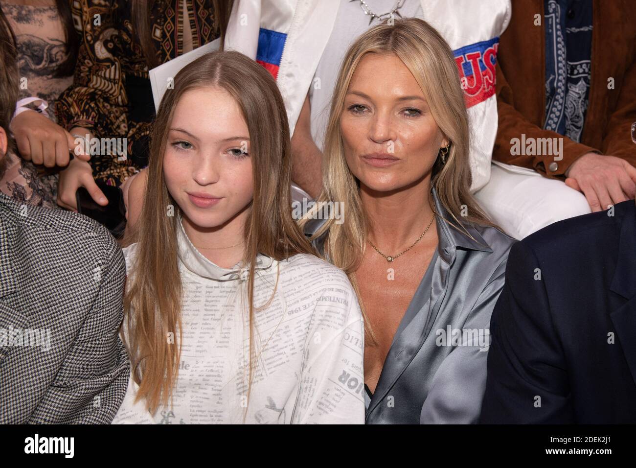 Lila Grace Moss Hack and Kate Moss attend the Christian Dior Menswear ...