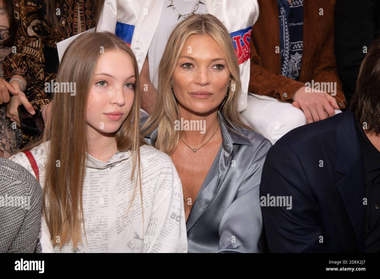 Lila Grace Moss Hack and Kate Moss attend the Christian Dior Menswear ...