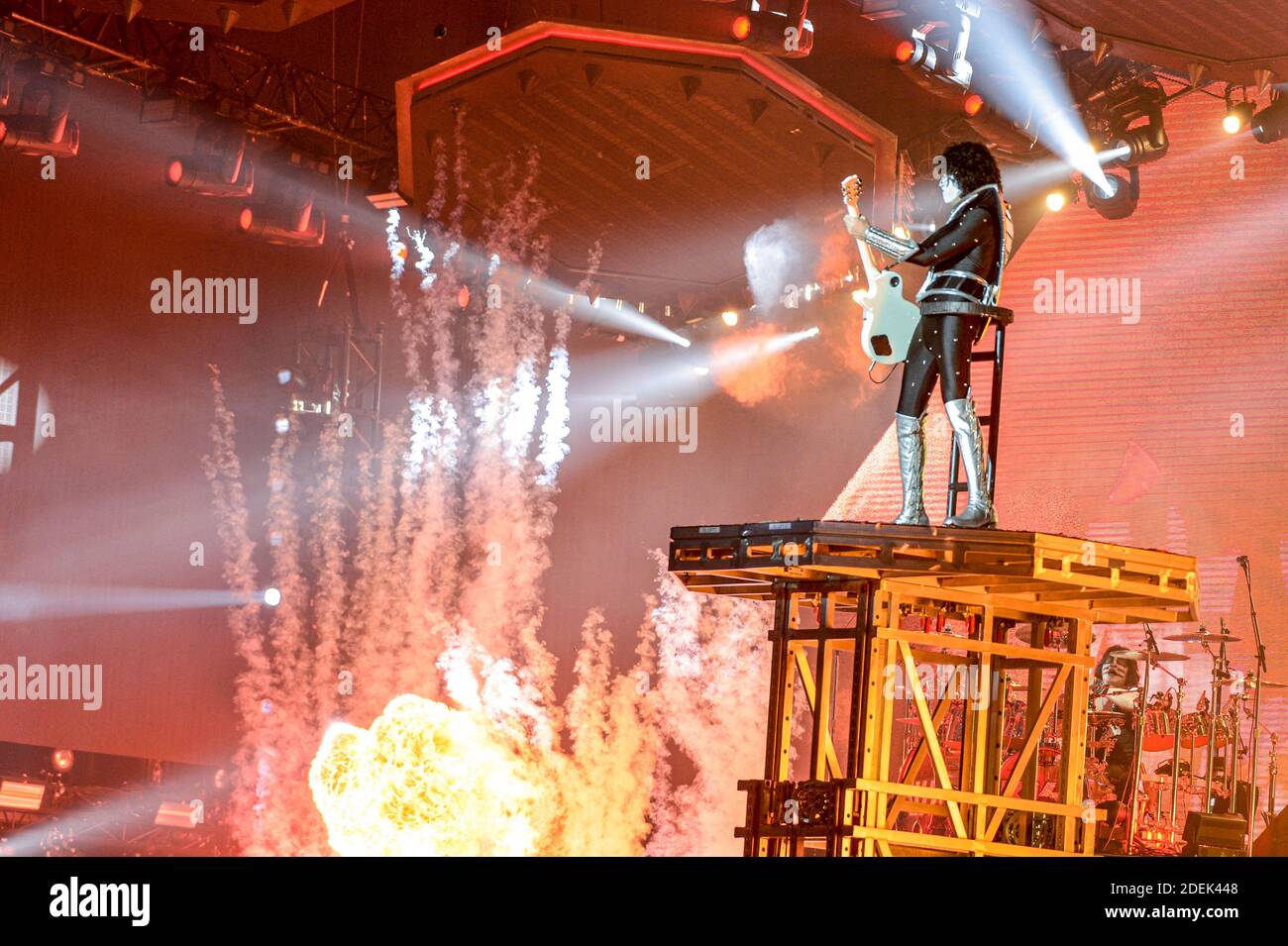 KISS performing live on stage during Hellfest Open Air Festival on June ...