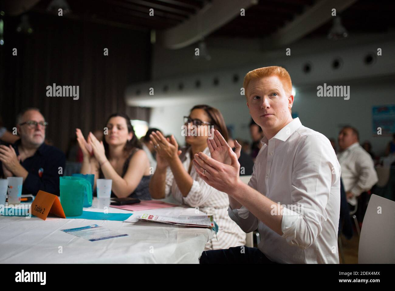 French member of Parliament Adrien Quatennens during a representative ...