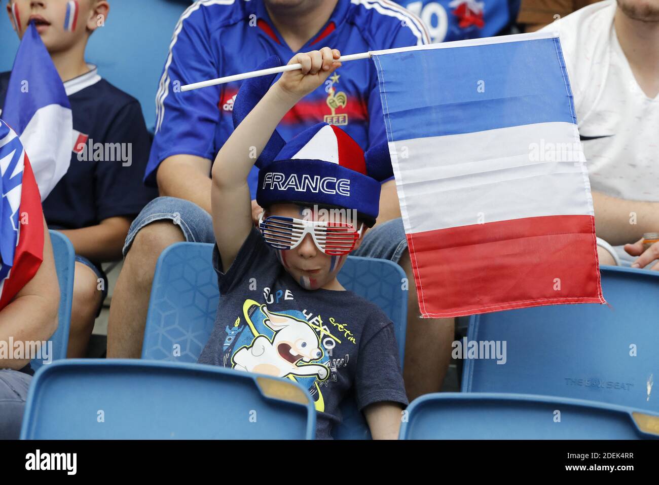 FranceâÂ€Â™s Fans during the FIFA Women soccer World Cup 2019 Group B ...