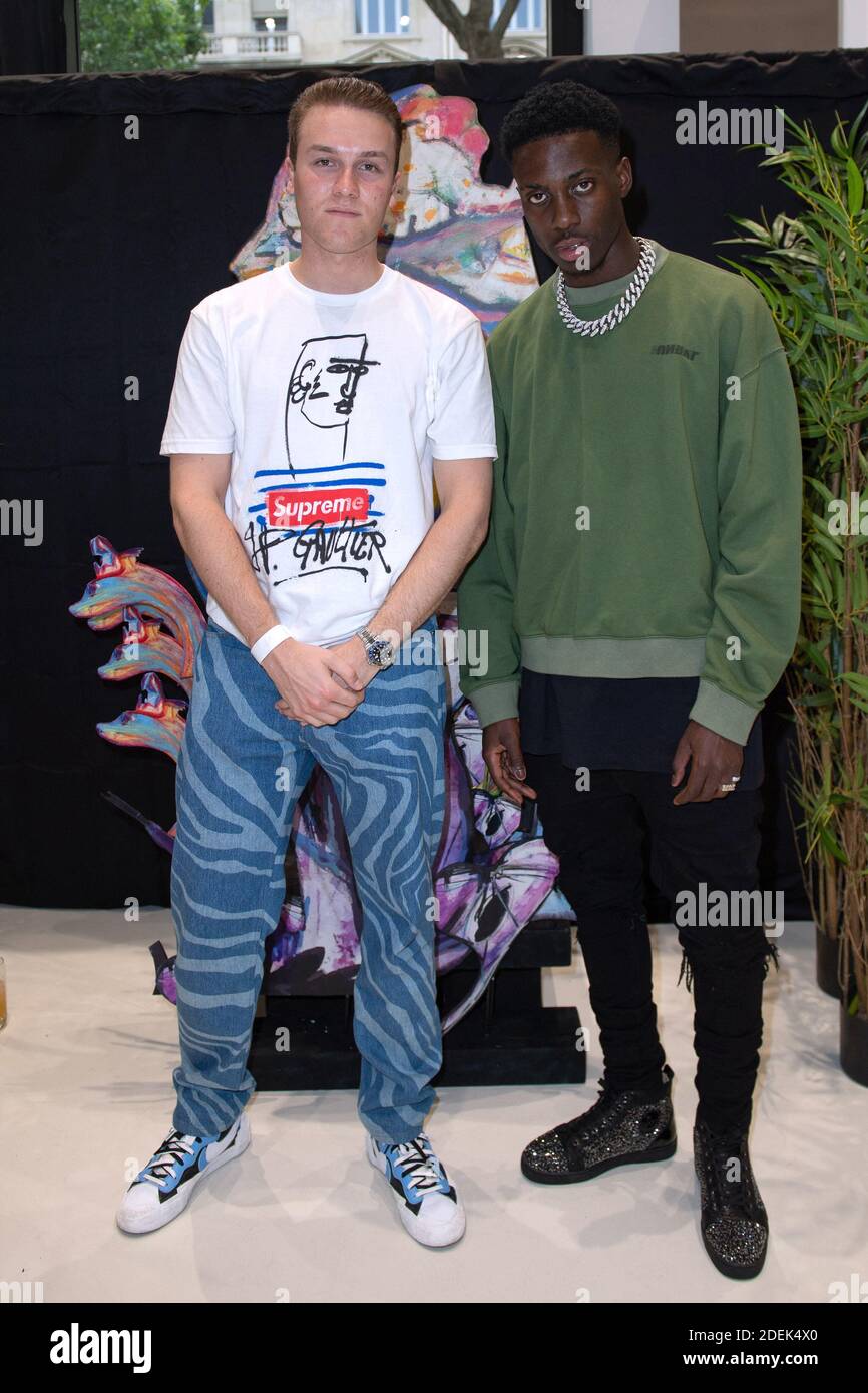 Lucas Di Matteo and Timothy Weah attending the What You See The ...
