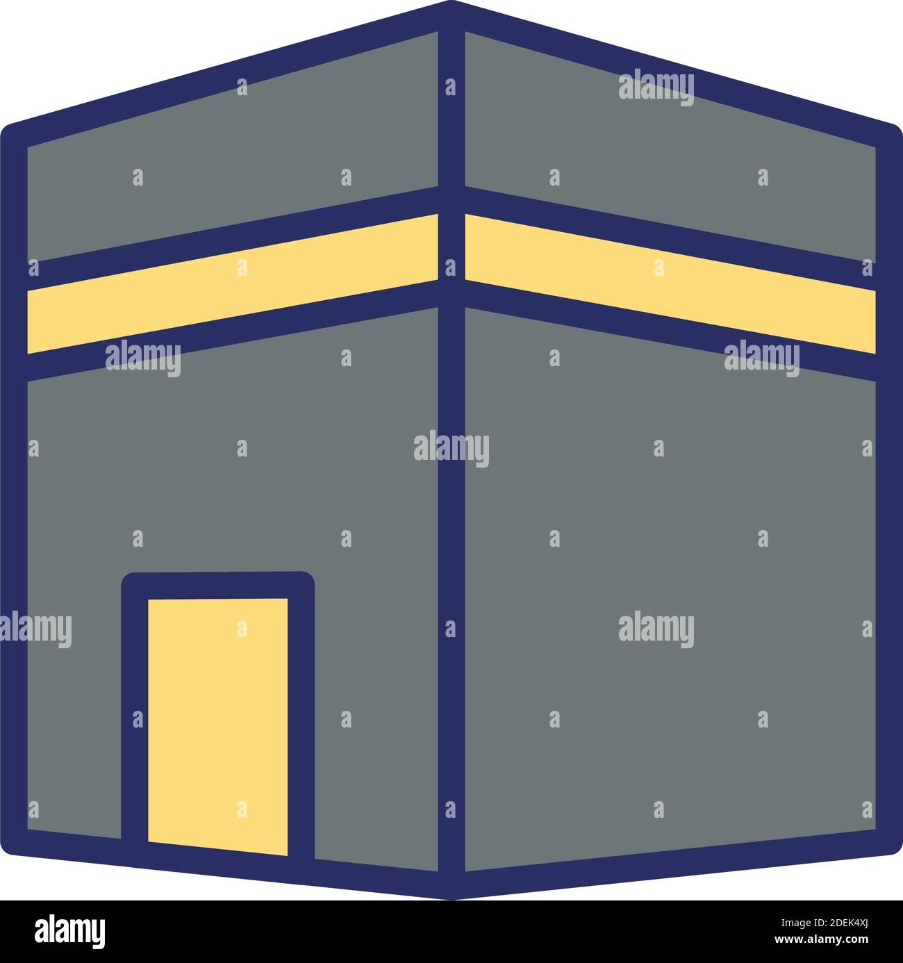 Mecca, Saudi Arabia, Landmark, famous fully editable vector icons Stock ...