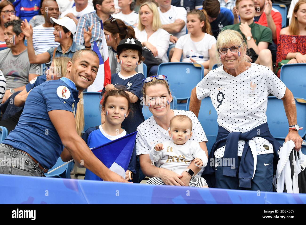 Le Sommer family attends the 2019 FIFA Women's World Cup France Round ...