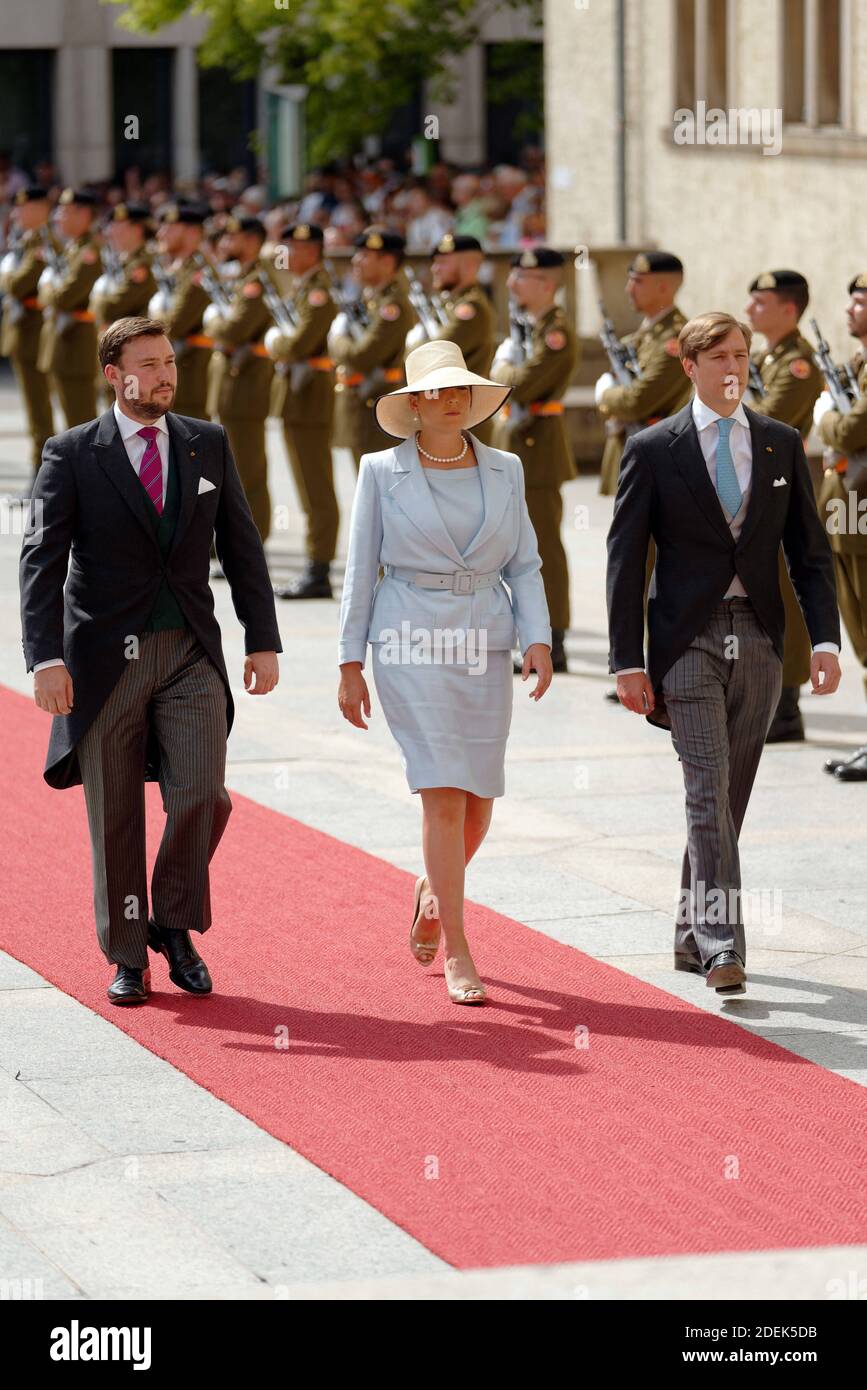 Prince Louis of Luxembourg, Princess Alexandra of Luxembourg and Prince ...
