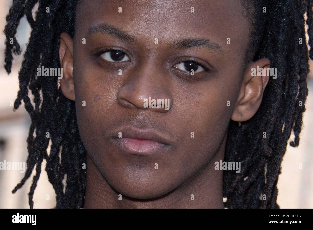 Myles B. O'Neal attending the Lanvin Menswear Spring Summer 2020 show ...