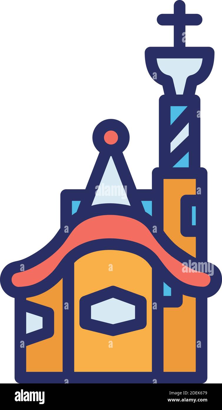 Parc gaudi Stock Vector Images - Alamy