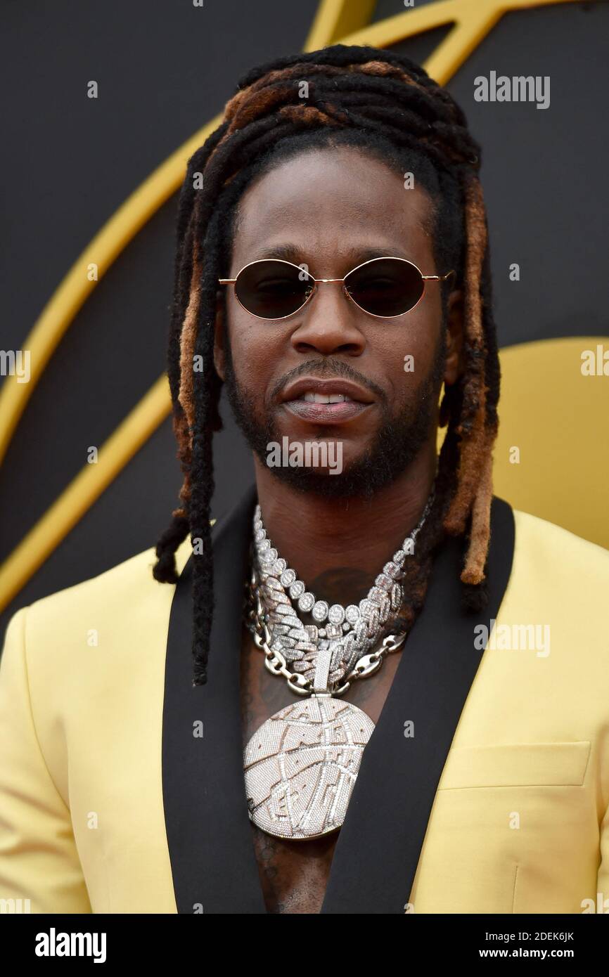 2 Chainz attends the 2019 NBA Awards at Barker Hangar on June 24, 2019 ...