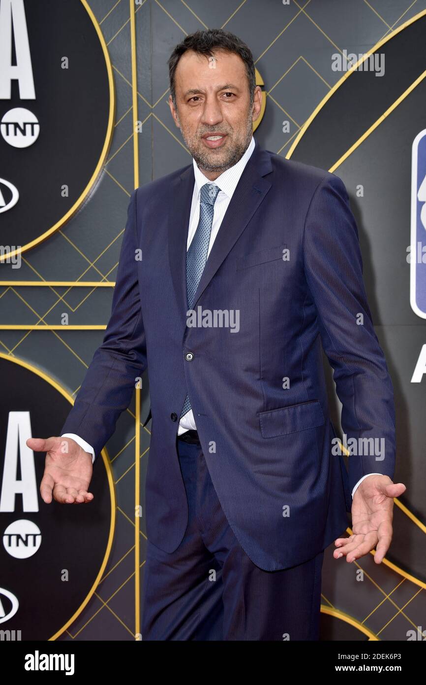 Vlade Divac attends the 2019 NBA Awards at Barker Hangar on June 24 ...