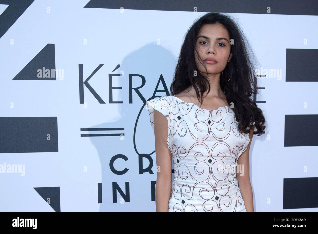 Ines Joseph attending the Kerastase Party on a boat at Port Debilly in ...