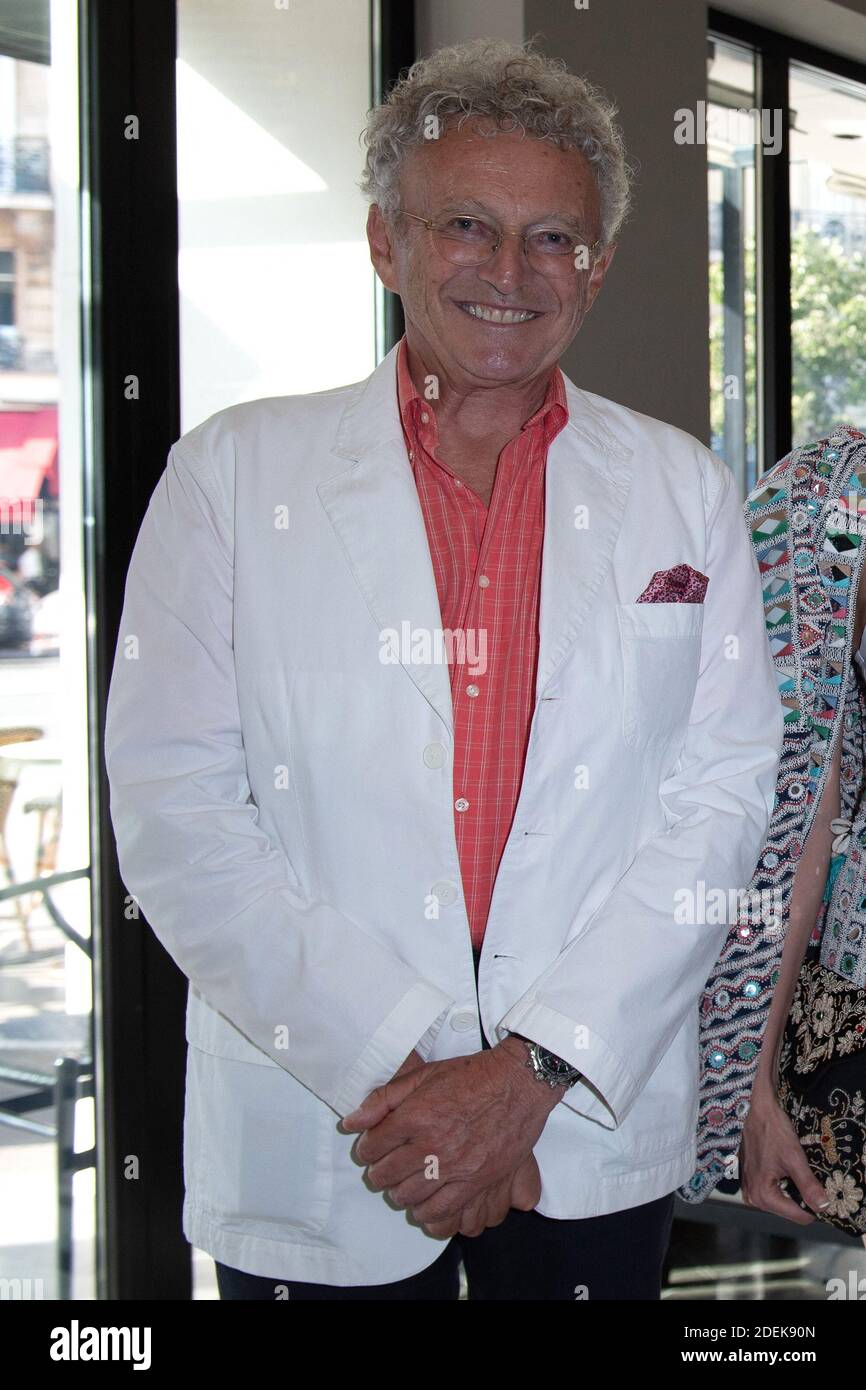 Nelson Monfort attending the Fred Allard X LVUTETIA exhibition opening ...