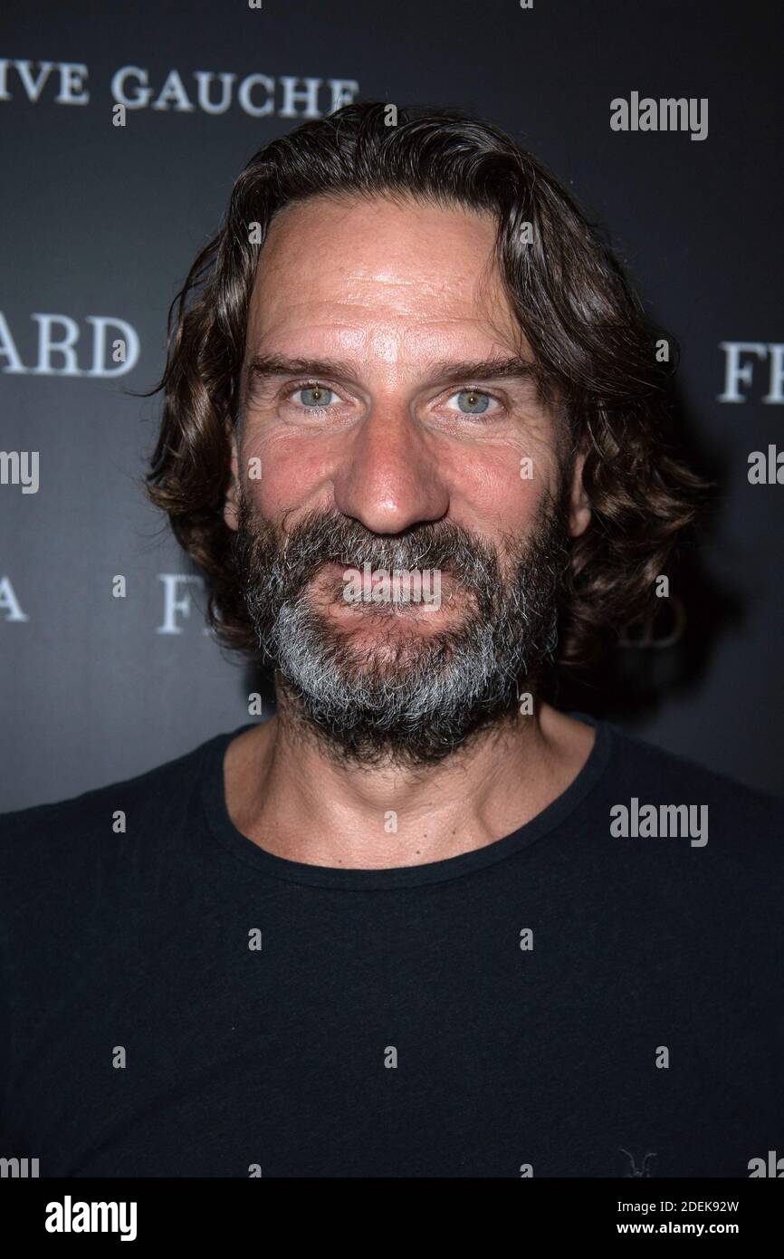 Frederic Beigbeder attending the Fred Allard X LVUTETIA exhibition ...