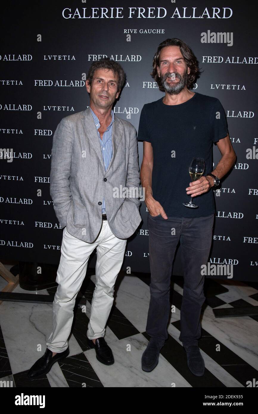 Frederic Taddei and Frederic Beigbeder attending the Fred Allard X ...