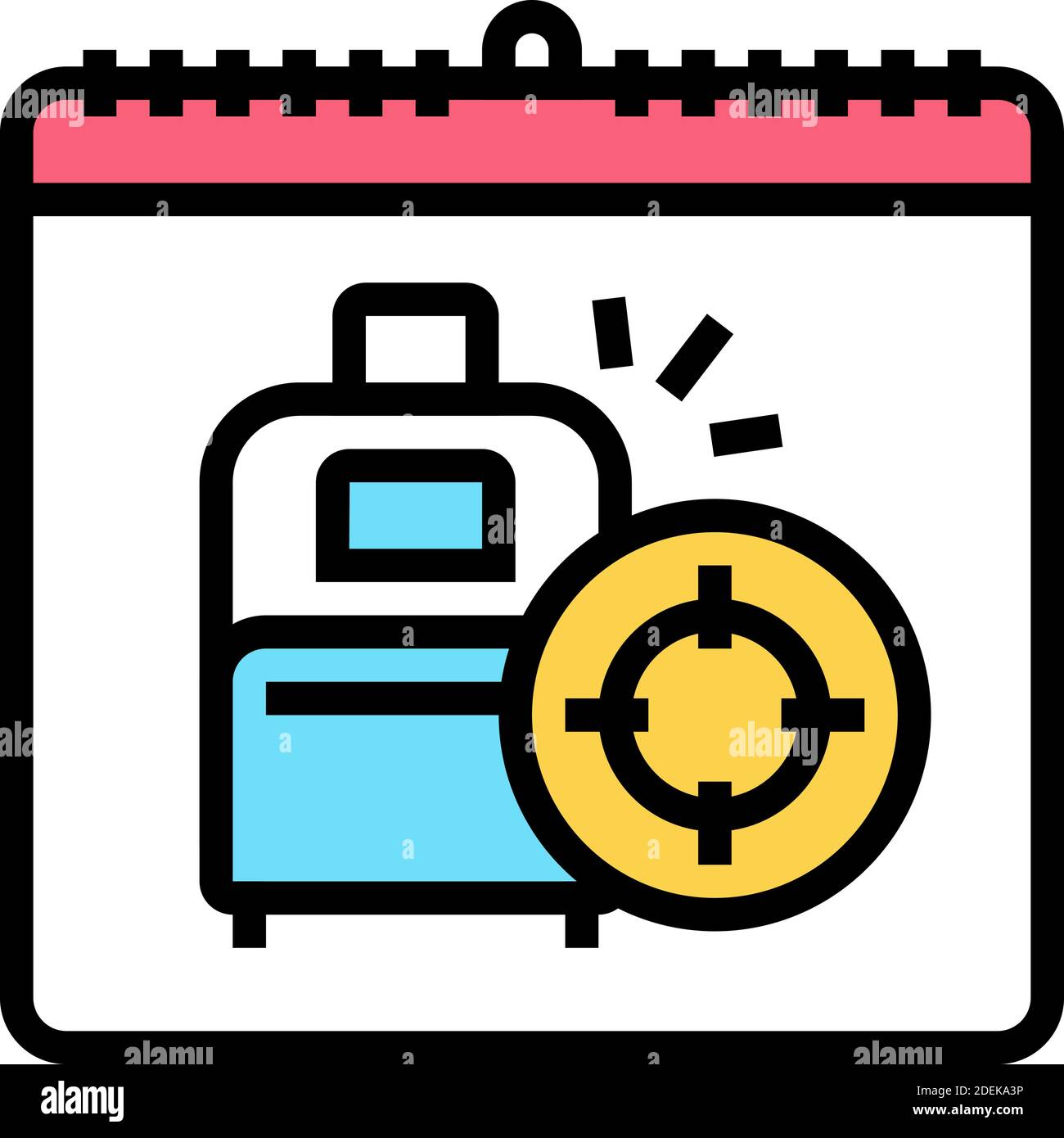 world refugee day color icon vector illustration Stock Vector Image ...