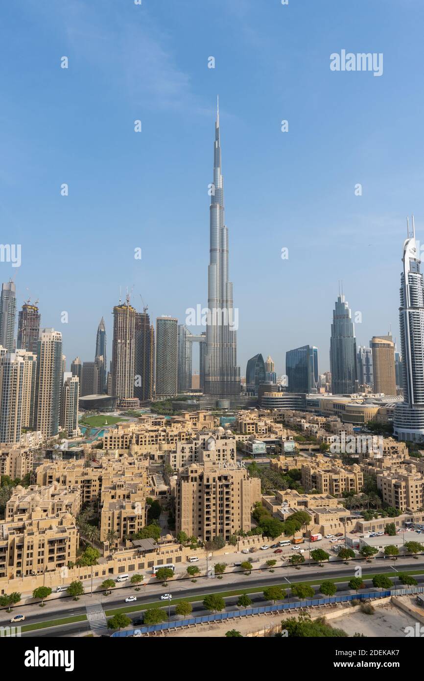8/11/2020 - Dubai, United Arab Emirates: Iconic portrait shot of Burj ...