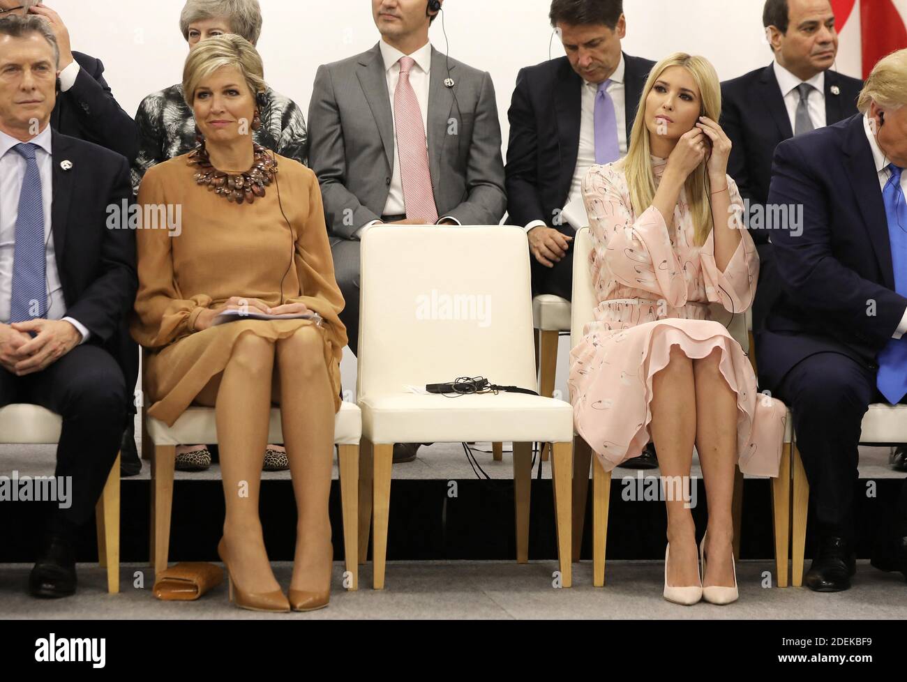 Queen Maxima of the Netherlands and Ivanka Trump (Advisor to the ...