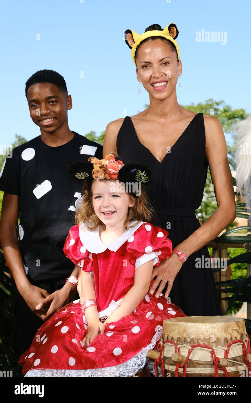 Noemie Lenoir and her niece and nephew attends 'Jungle Book Jive ...