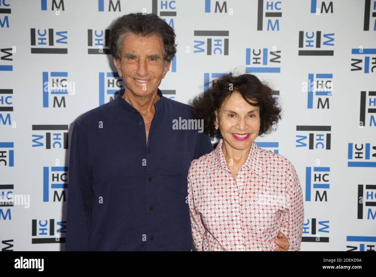 Jack Lang et sa femme Monique lors de la Haute Couture Collections ...