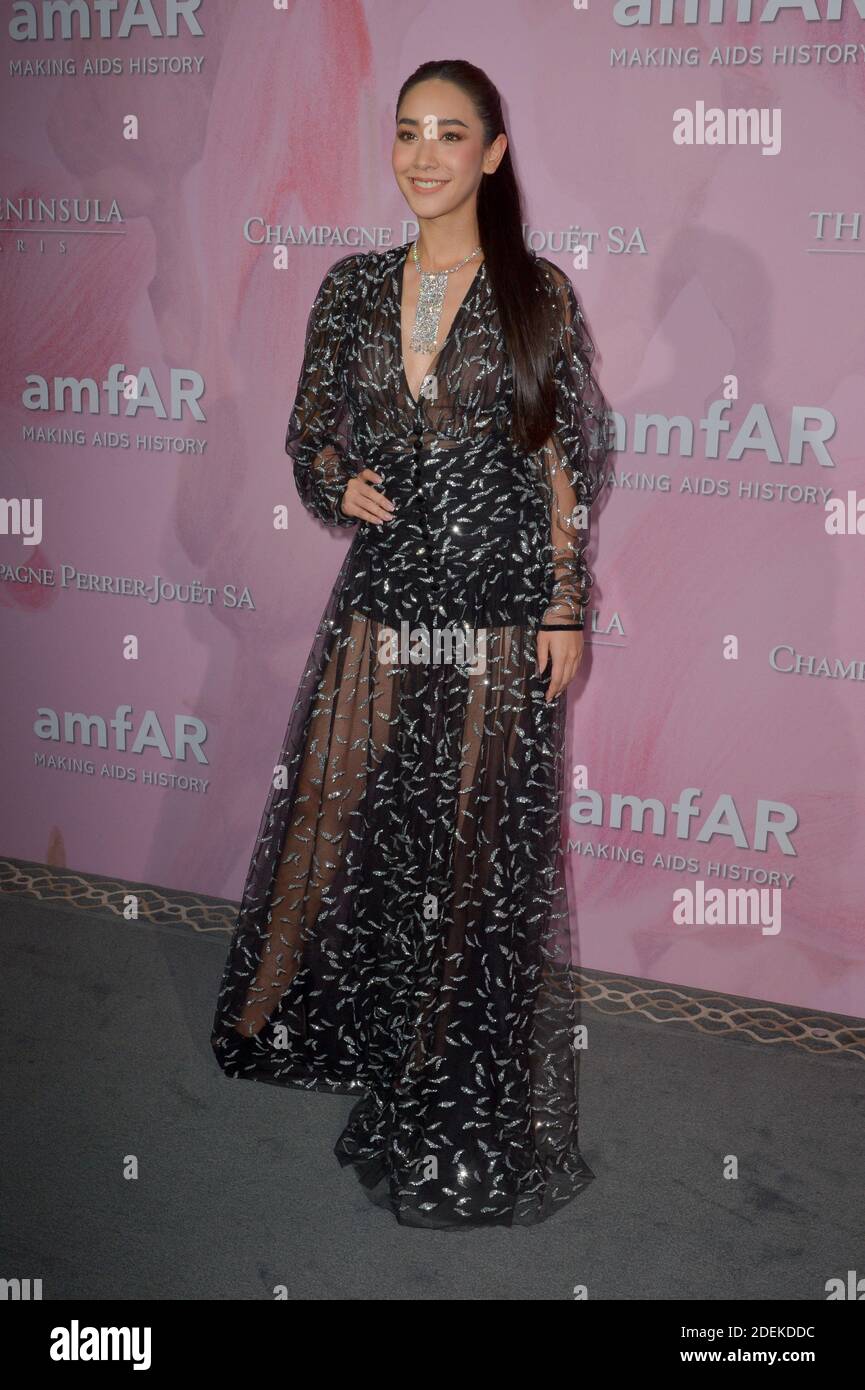 Min Pechaya attending the amfAR Couture Cocktail and Dinner Party at ...