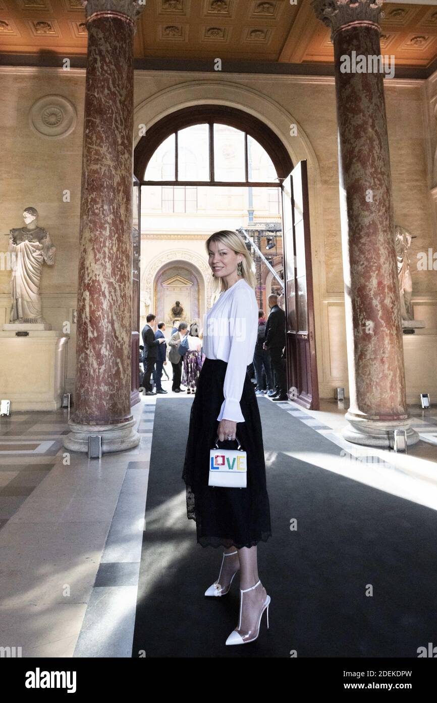 Claire Verneil, Top Chef Pastry, attending the Guo Pei show as part ...