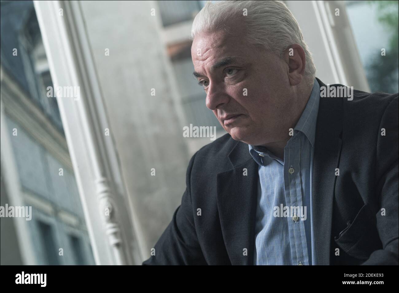 HSH Prince Henri de la Croy, at his lawyer's place in Paris, France, on ...