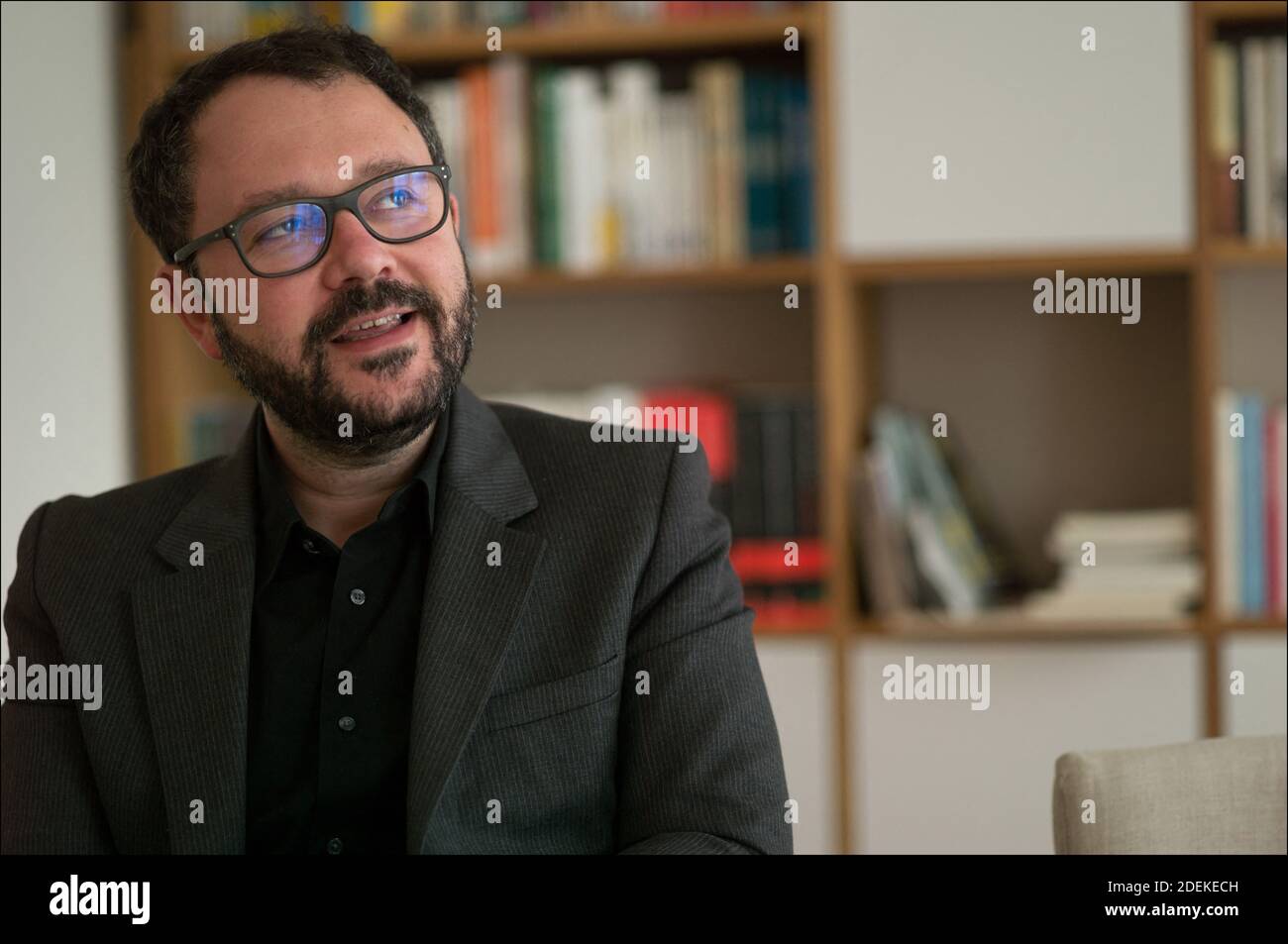 Riad Sattouf during photo session in Paris, France on May 9, 2019 ...