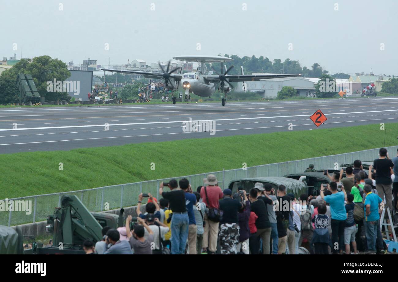 American Awak of Taiwan Air Force during a anti-invasion drill on hight ...