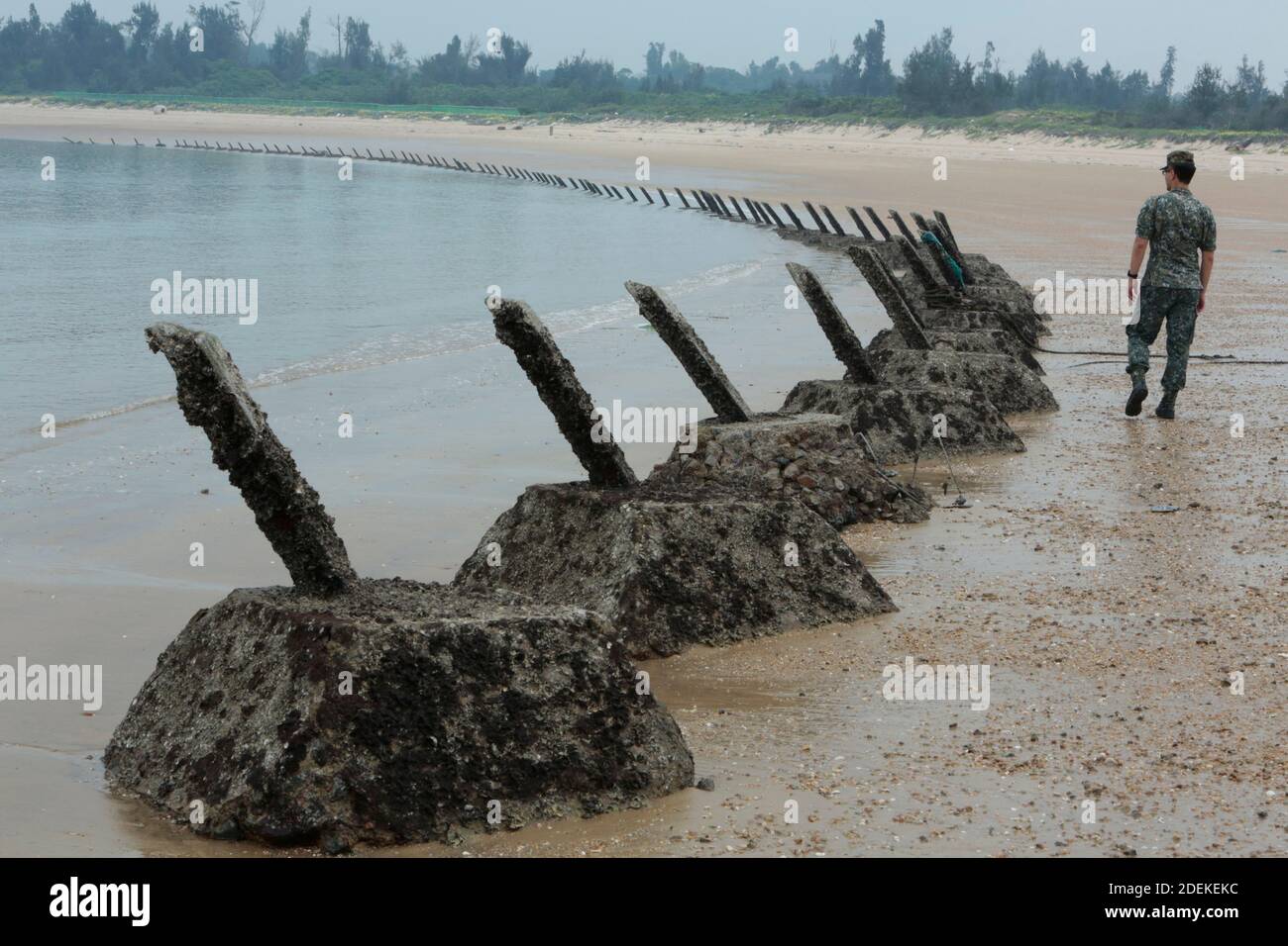 Taiwan Marines Special Force during a anti-invasion drill in Kinmen ...